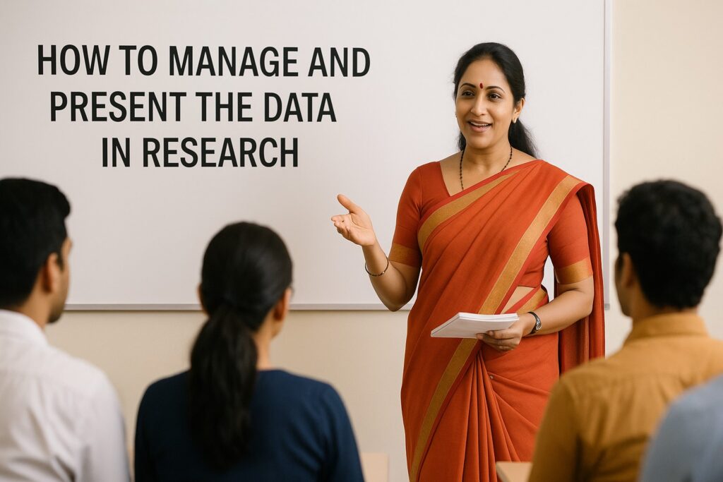 How to manage and present the Data in Research? – How To Research